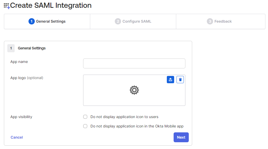 Configuring Okta to support custom Forcepoint Data Security Cloud | SSE as SAML SP